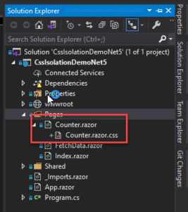 بررسی CSS isolation در Blazor
